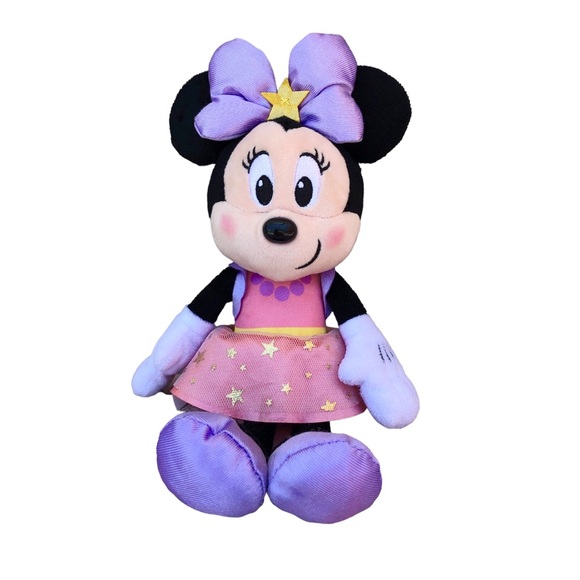 Disney | Toys | Disney Junior Small Stars Dress Pink Purple Minnie ...